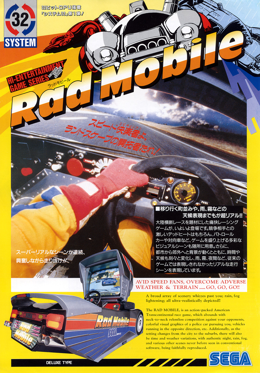 Forgotten Racers of SEGA's Past: Rad Mobile | SEGA Nerds
